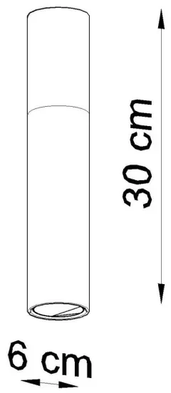 Sollux SL.0635 - Plafoniera PABLO 1xGU10/40W/230V nero | BIANO