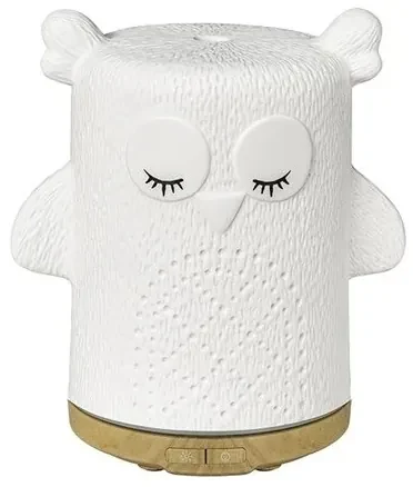LED RGBW Diffusore di aromi LED/8W/230V 100 ml gufo | BIANO