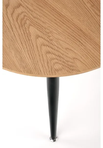 Set di 2 tavolini da salotto ZENYA, rovere/nero | BIANO