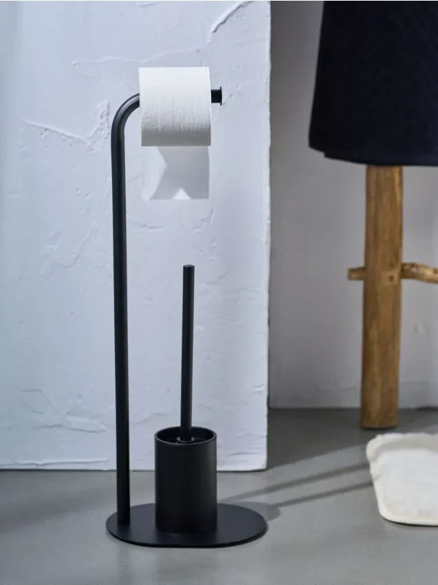 Sinsay - Porta-rotolo di carta igienica - nero | BIANO