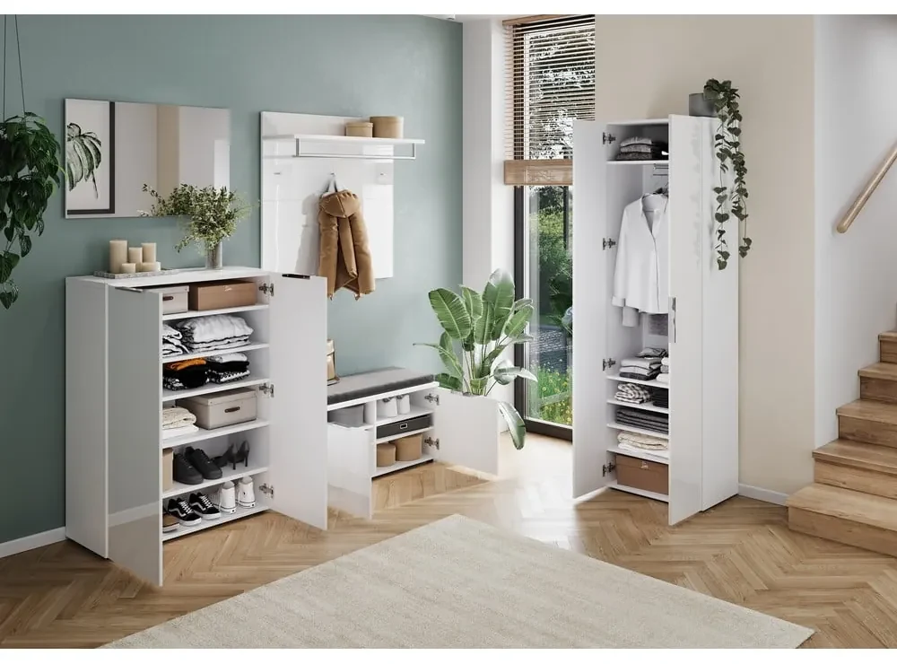 Panca bianca con scarpiera Arcena - Germania | BIANO