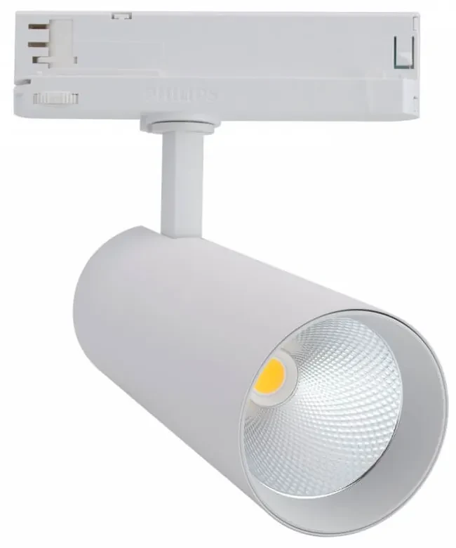 Faro LED 34W per Binario Trifase, 38° + 60° Bianco, PHILIPS Xitanium ...