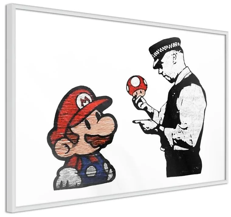 Poster Banksy: Mario and Copper | BIANO