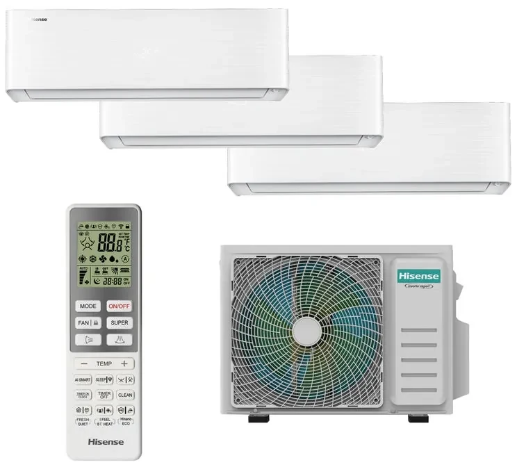 Condizionatore a muro multisplit inverter trial HISENSE ENERGY PRO X 9 ...
