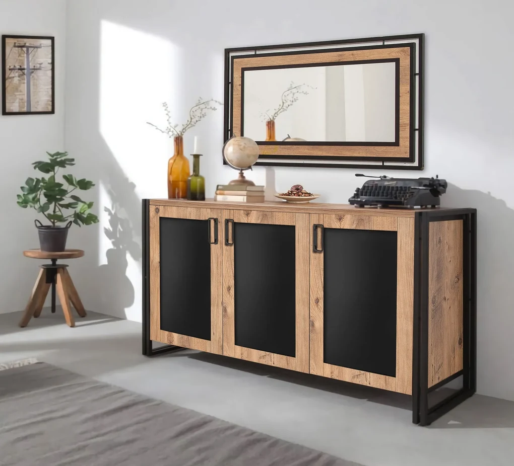 Console in Melamina Atlantic Pine - Quantum Medula - 200 | BIANO