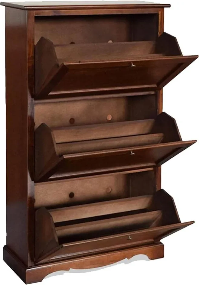 MARY - scarpiera in legno massello | BIANO