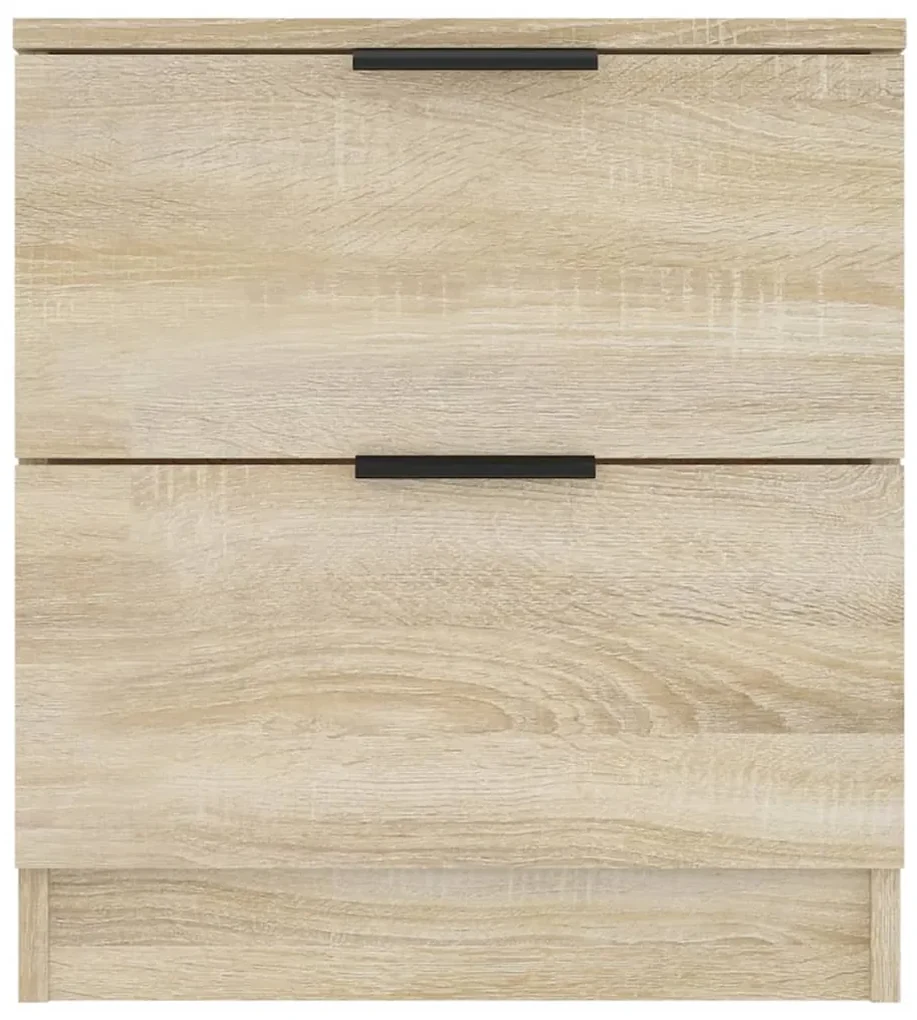 Comodino rovere sonoma in legno multistrato | BIANO