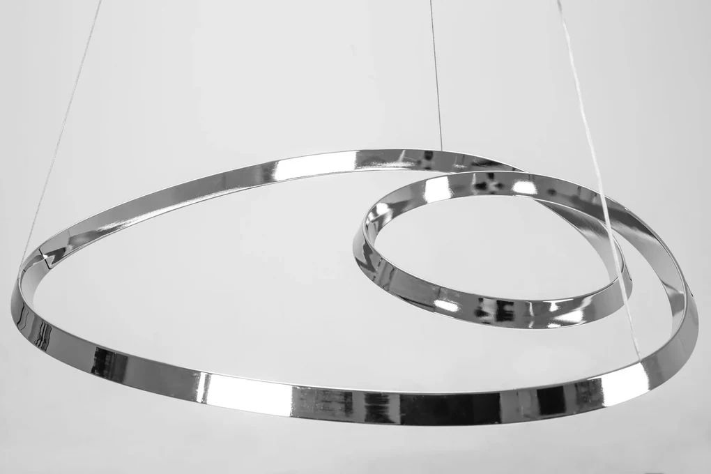 Lampada Da Soffitto Pensile Ring Moderno LED+Telecomando APP798-cp ...