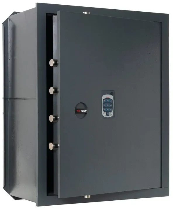 Cassaforte con codice elettronico CISA DGT Vision a incasso L 49 x H 62 ...