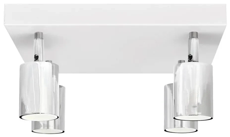 Faretto LED TUNE 4xGU10/4,8W/230V cromo opaco/bianco | BIANO