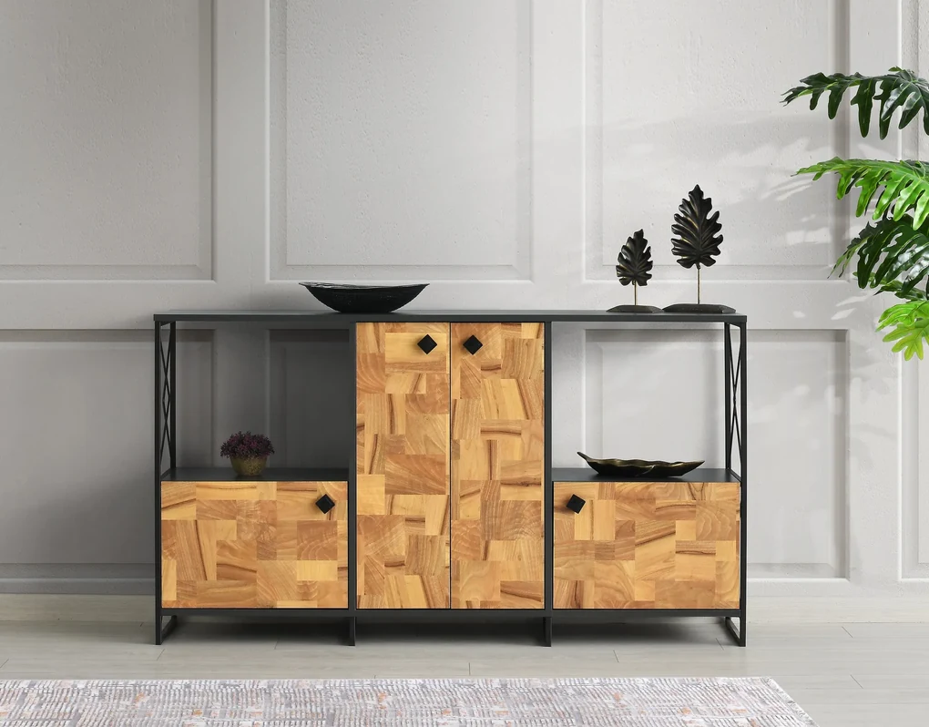 Console in Melamina Atlantic Pine - Quantum Medula - 200 | BIANO