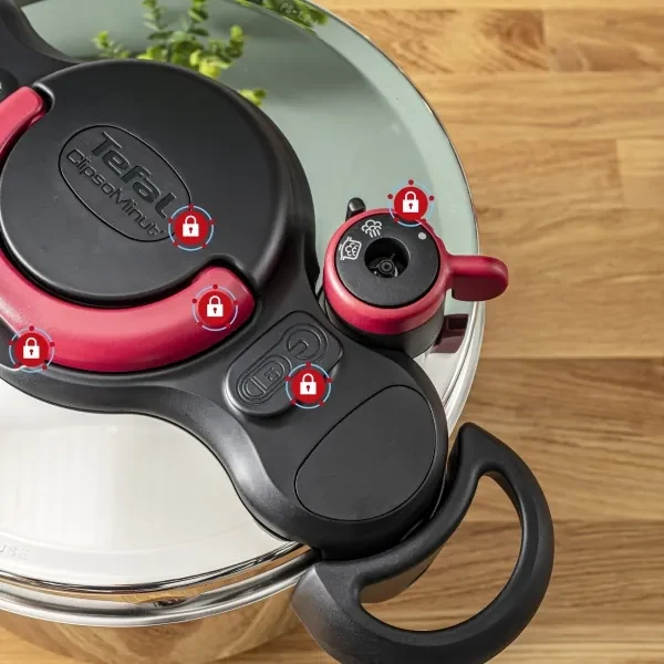 Tefal Pentola A Pressione CLIPSO MINUT EASY 9 L BIANO