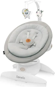 Lionelo - Dondolo per bambini con melodia MELL Beige Sand 4xAA ...