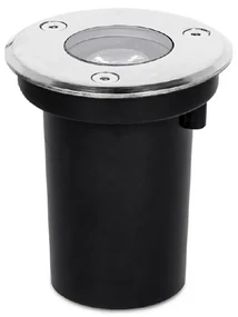 Segnapasso carrabile Led 1W da incasso Rotondo Argento satinato IP65 ...